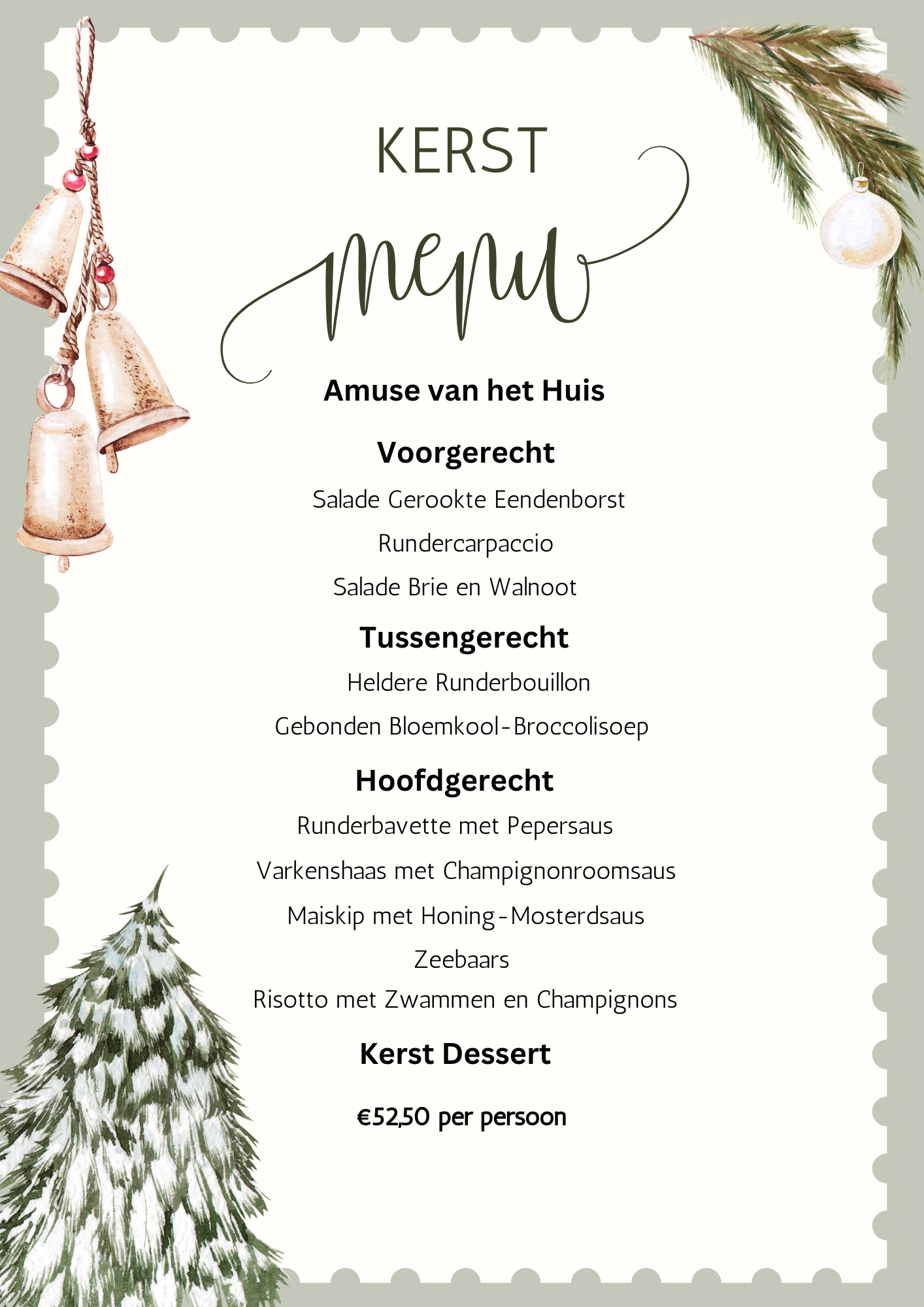 Kerstmenu 2024 - Poort van Loon